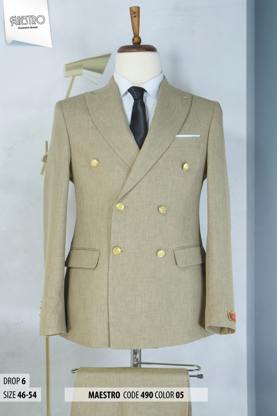 Buy EXECUTIVE LIGHT GREY 3 PIECE TURKEY SUIT WITH GOLDEN BUTTON [SWNL ...